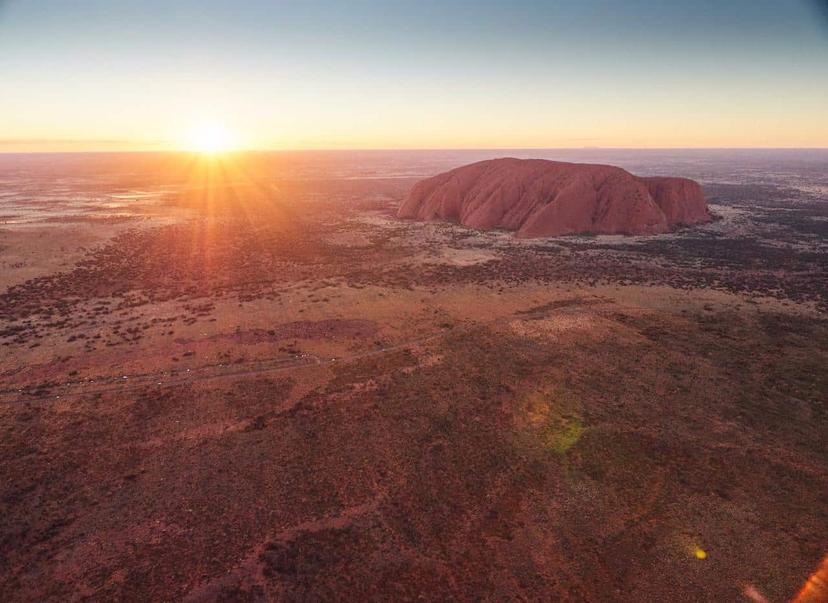 36 Minute Grand View Uluru & Kata Tjuta - Sunset Helicopter Experience ...